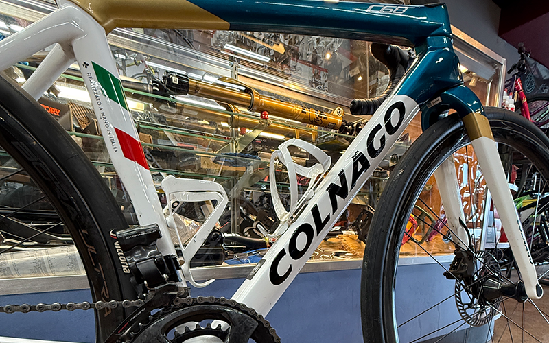 Bikes - Colnago road bikes, Trek, Santa Cruz and Cervelo